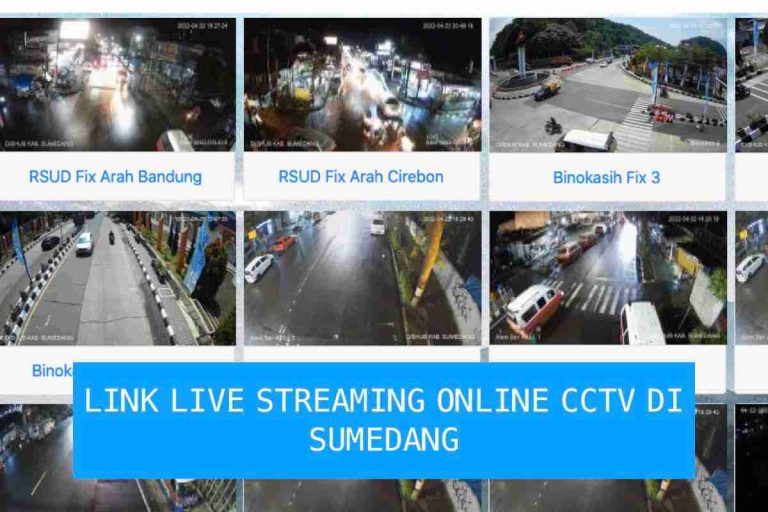 Link Live Kamera CCTV Online ATCS Sumedang Lewat HP dan Laptop ...