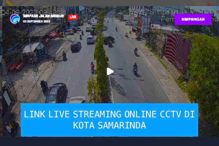 Link Live Streaming CCTV Online ATCS Kota Samarinda Kalimantan Timur ...