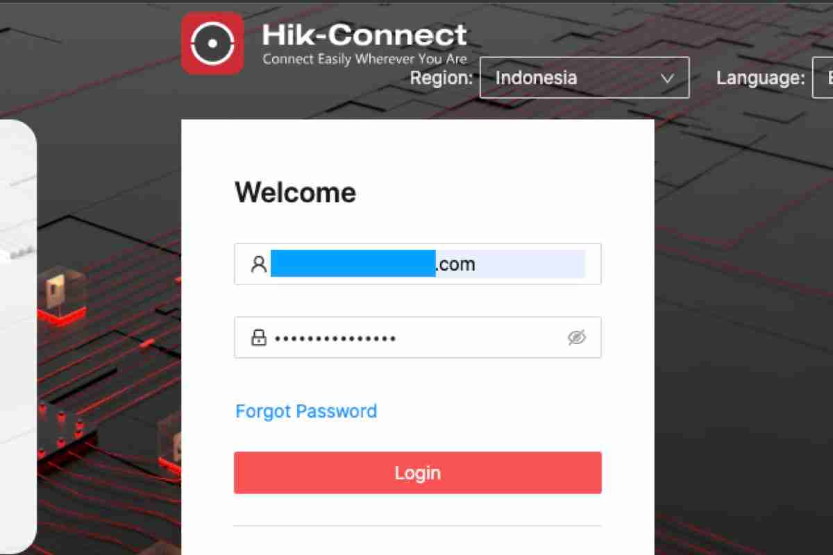 Login Aplikasi Hik-Connect Menggunakan Email dan Nomor Telepon Bersamaan – Pasitive CCTV