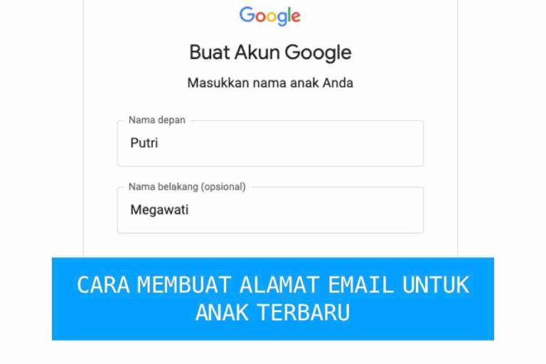 Cara Membuat Alamat Email Gmail Khusus Untuk Anak Terbaru 2023 ...