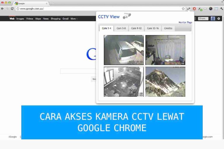 Cara Akses Kamera CCTV Dari Google Chrome Laptop dan Komputer ...