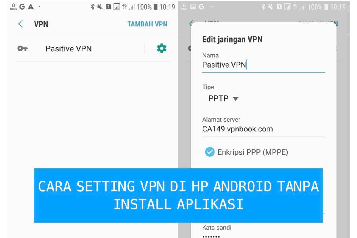 Cara Setting VPN di HP Android 2024 Gratis Tanpa Install Aplikasi ...