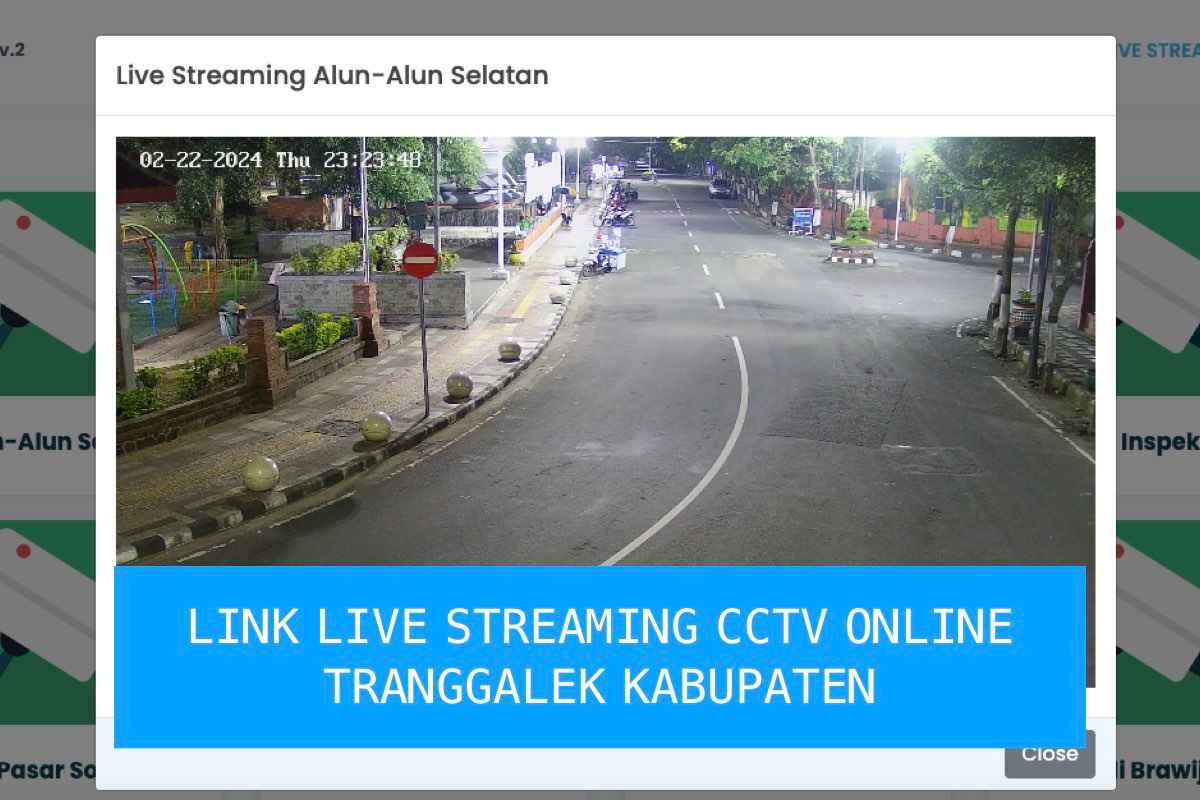 Link Live Streaming CCTV Online ATCS Trenggalek Lewat HP, Laptop dan ...
