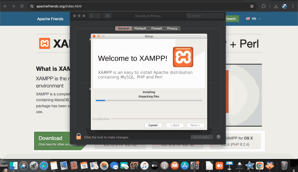 Cara Install XAMPP Versi 2024 di Mac OS X dan Menjalankannya – Pasitive CCTV