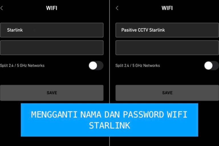 Mengganti Nama dan Password WiFi Internet Starlink – Pasitive CCTV