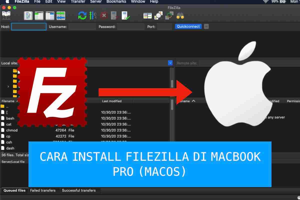 Cara Mudah Install FileZilla di MacBook Pro (MacOS) – Pasitive CCTV