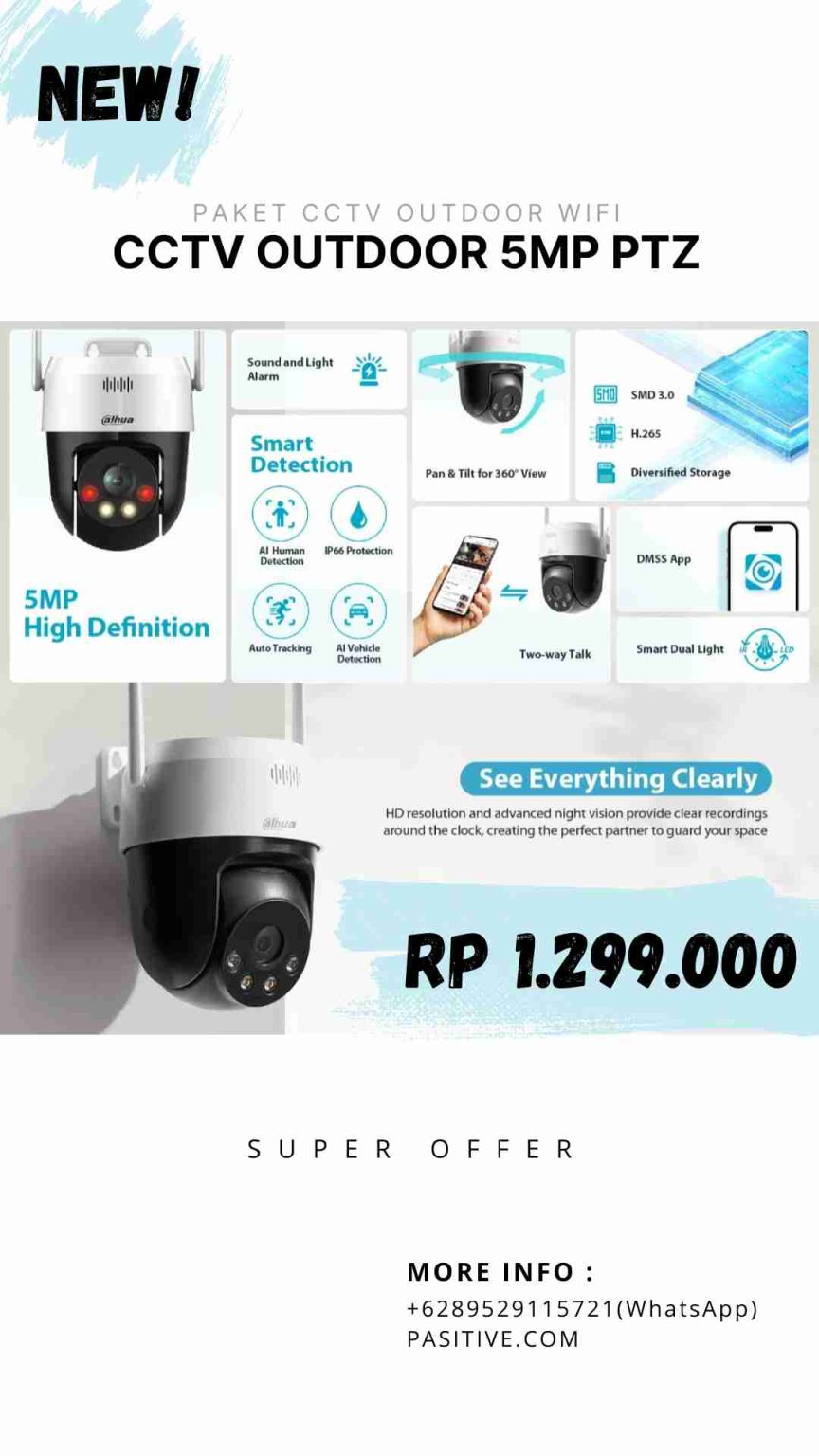 Ahli Jasa Pasang dan Service CCTV Perumahan Jambi – Pasitive CCTV