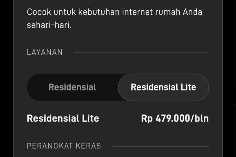 Residensial Lite, Paket Internet Murah Starlink Harga Rp 479.000 Per ...