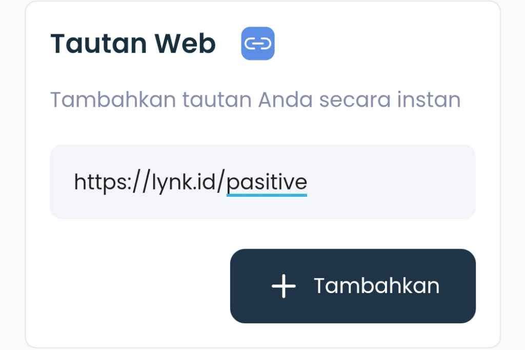 Cara Menambahkan Link Bio Lynk.id ke Halaman HeyLink.me – Pasitive CCTV